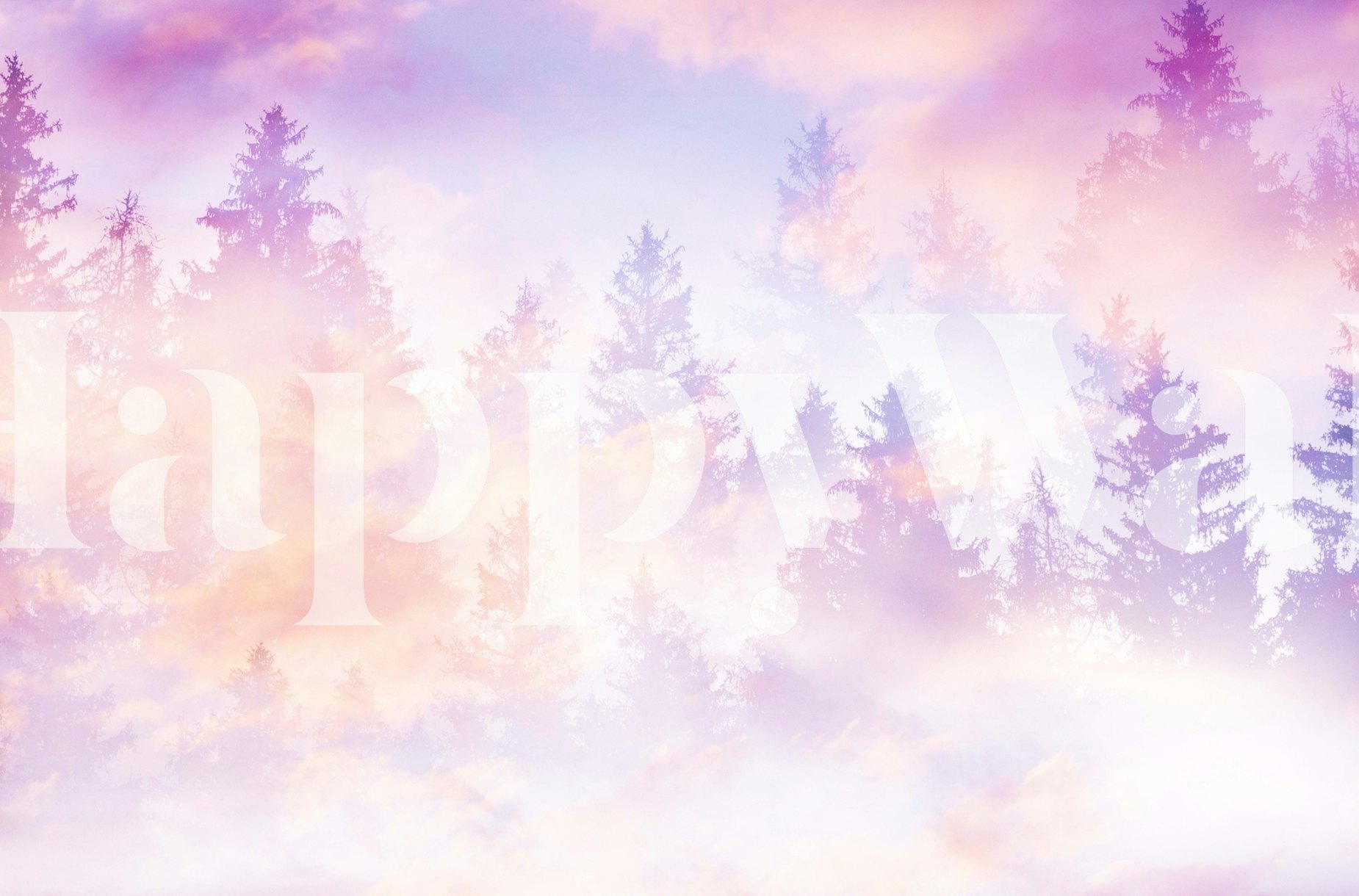 Pastel Forest Dream 1 Wallpaper - Happywall