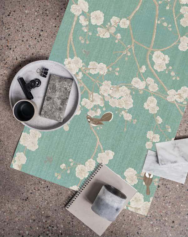 Branches and Birds Wallpaper | Happywall