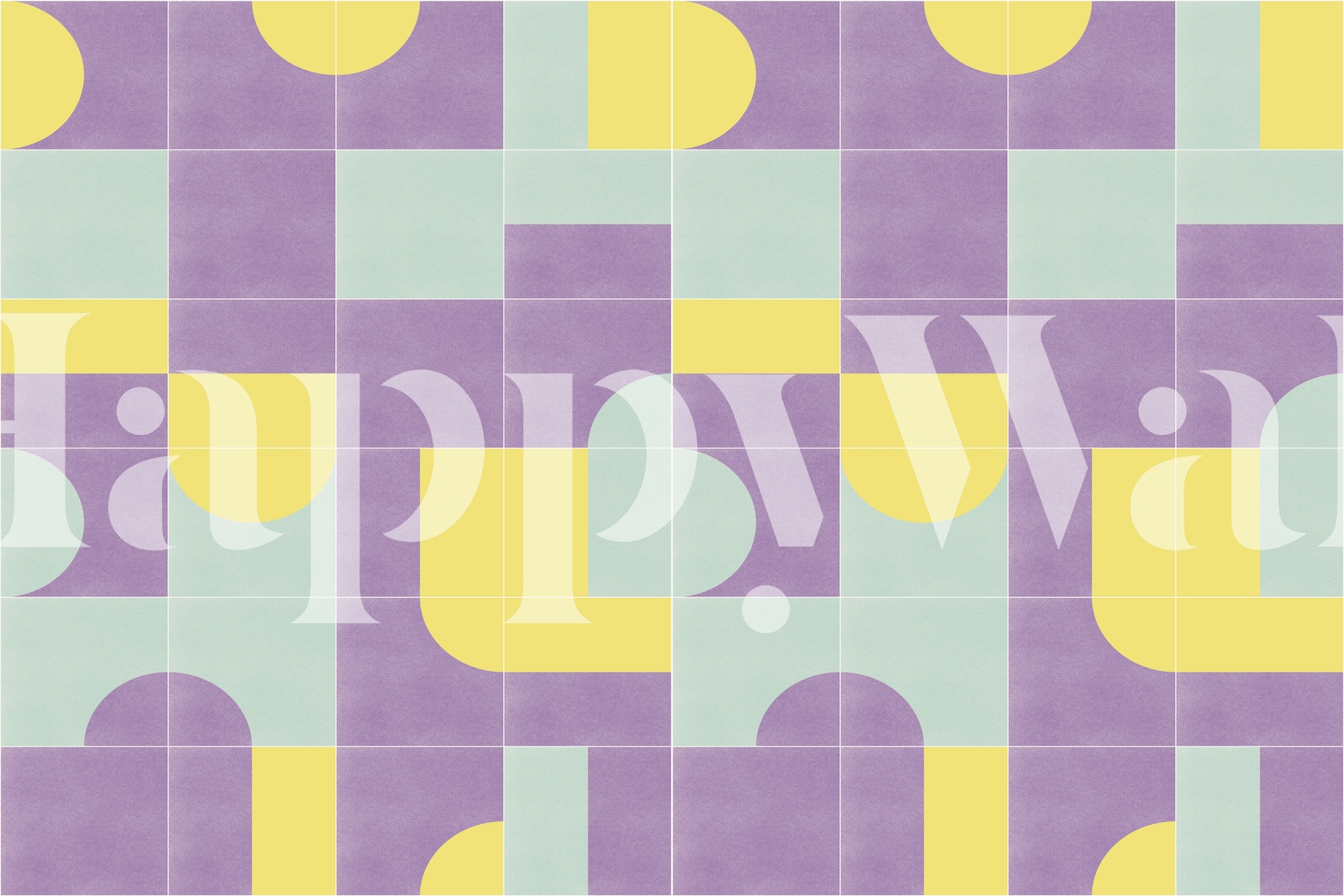 Retro Tiles 07 Wallpaper - Buy Online | Happywall