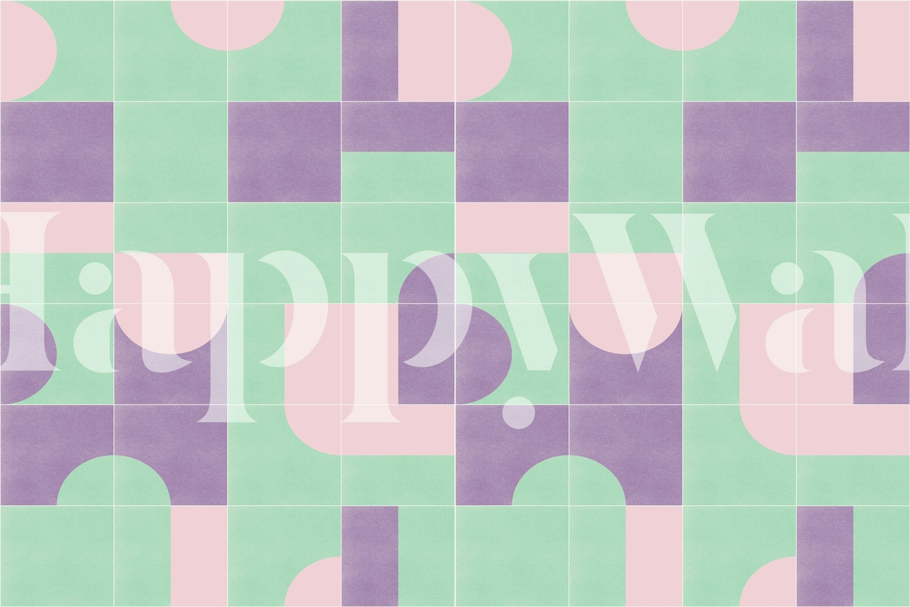 Retro Tiles 09 wallpaper - Happywall
