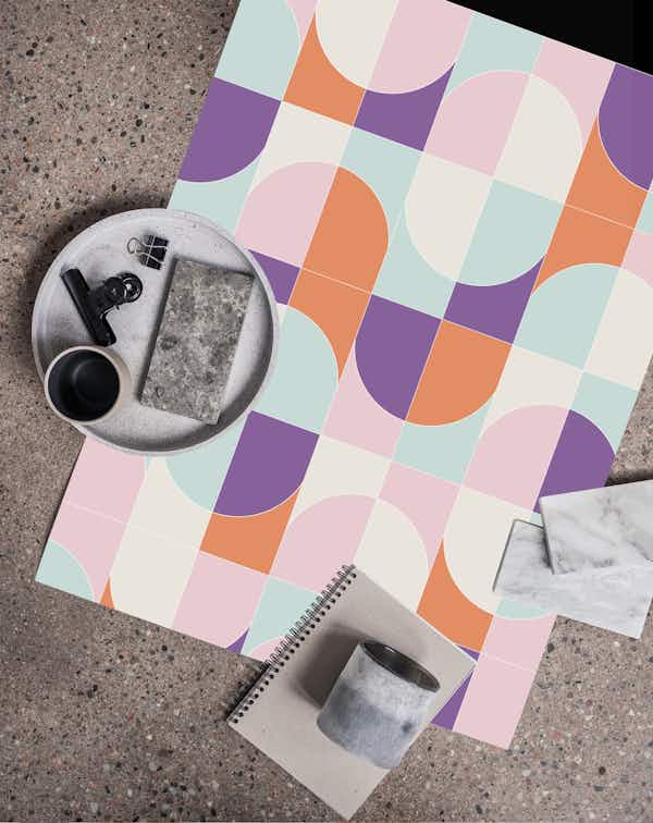 Bold Geo Tiles 06 wallpaper - Happywall