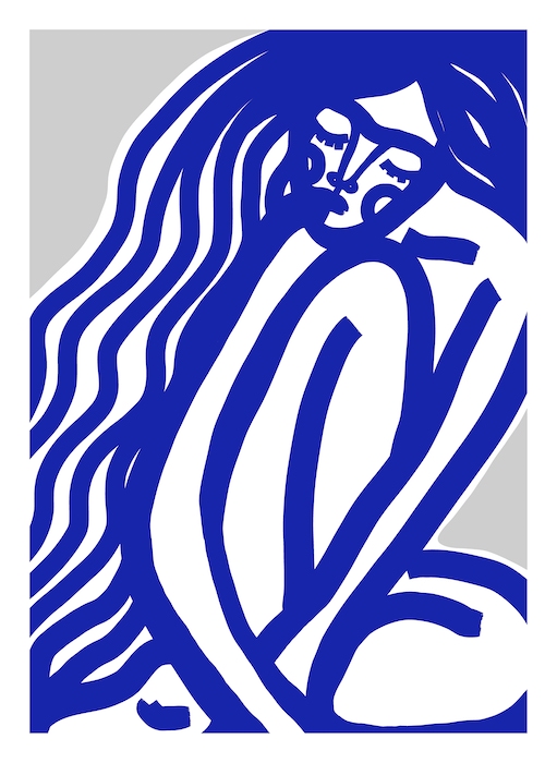 Buy The Silence Blue Wallpaper - Happywall.com