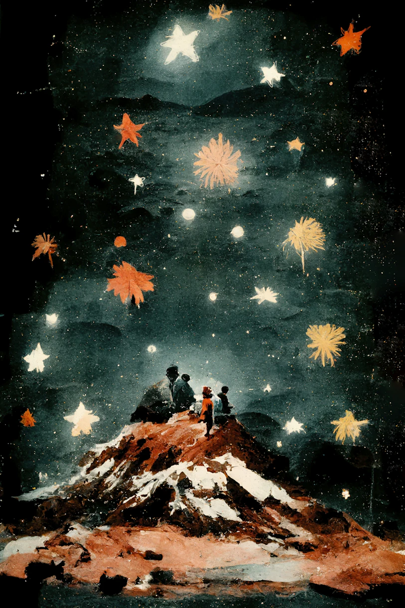 Night of the Stars Wallpaper - Buy Online | Happywall