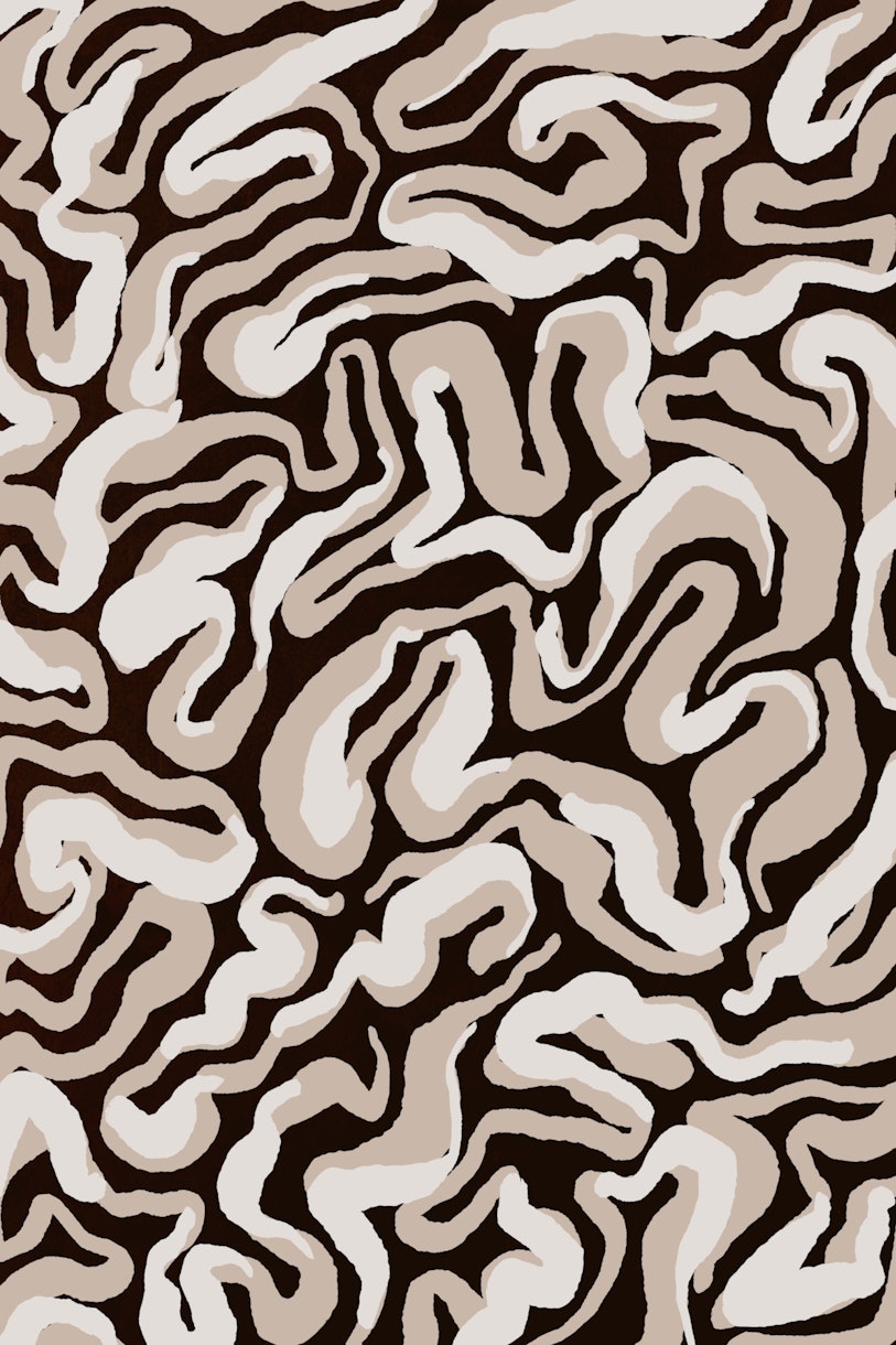 White Beige Pattern wallpaper - Happywall