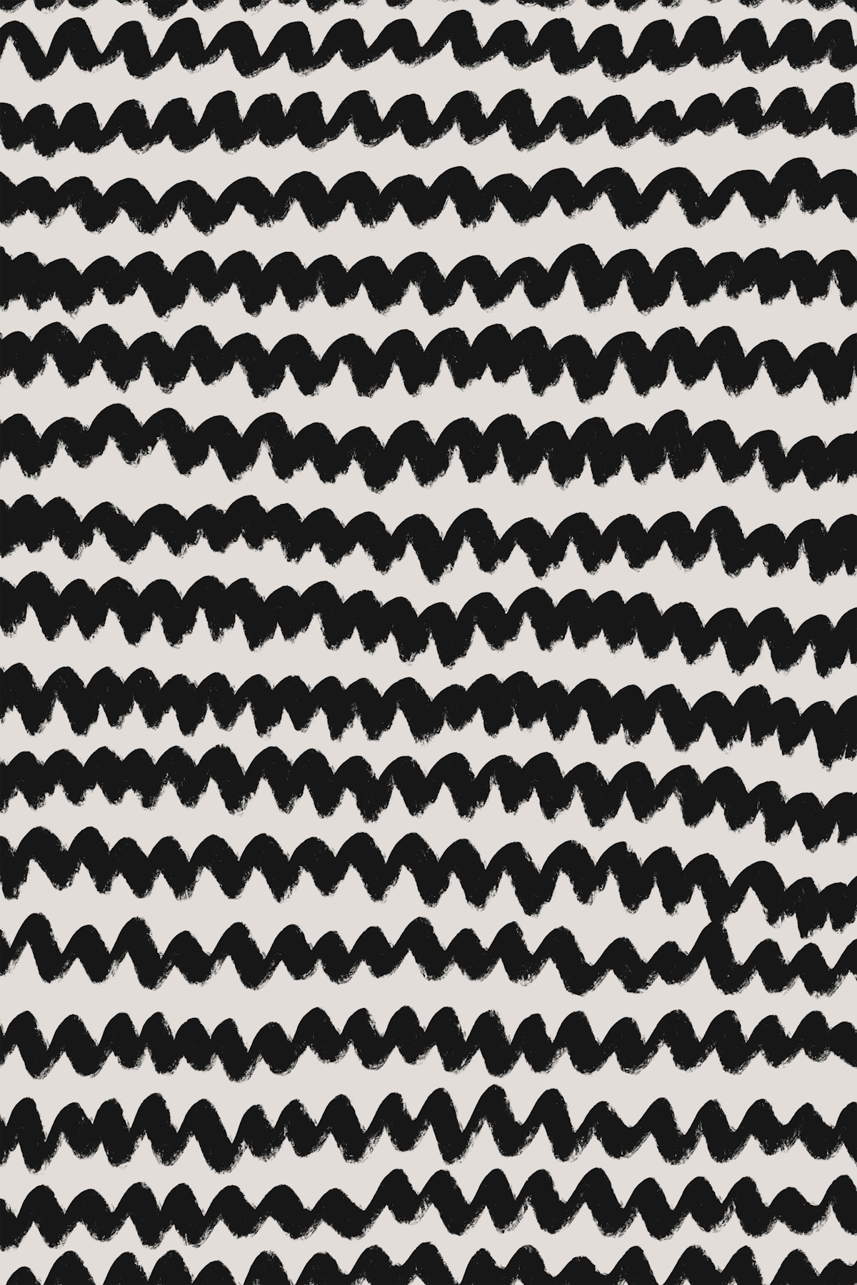 Simple Black Zigzag Pattern Wallpaper | Happywall