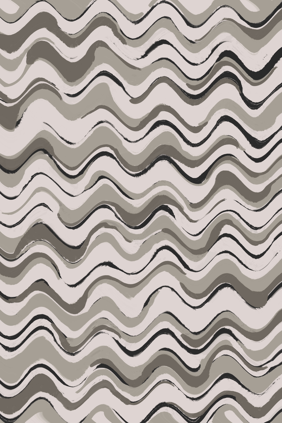 Wavey Pastel Pattern Wallpaper - Happywall.com