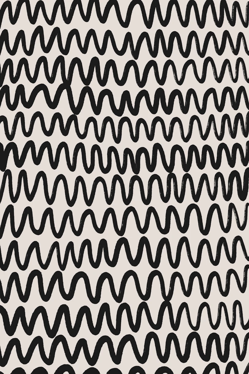 Marker Wavey Pattern wallpaper - Happywall