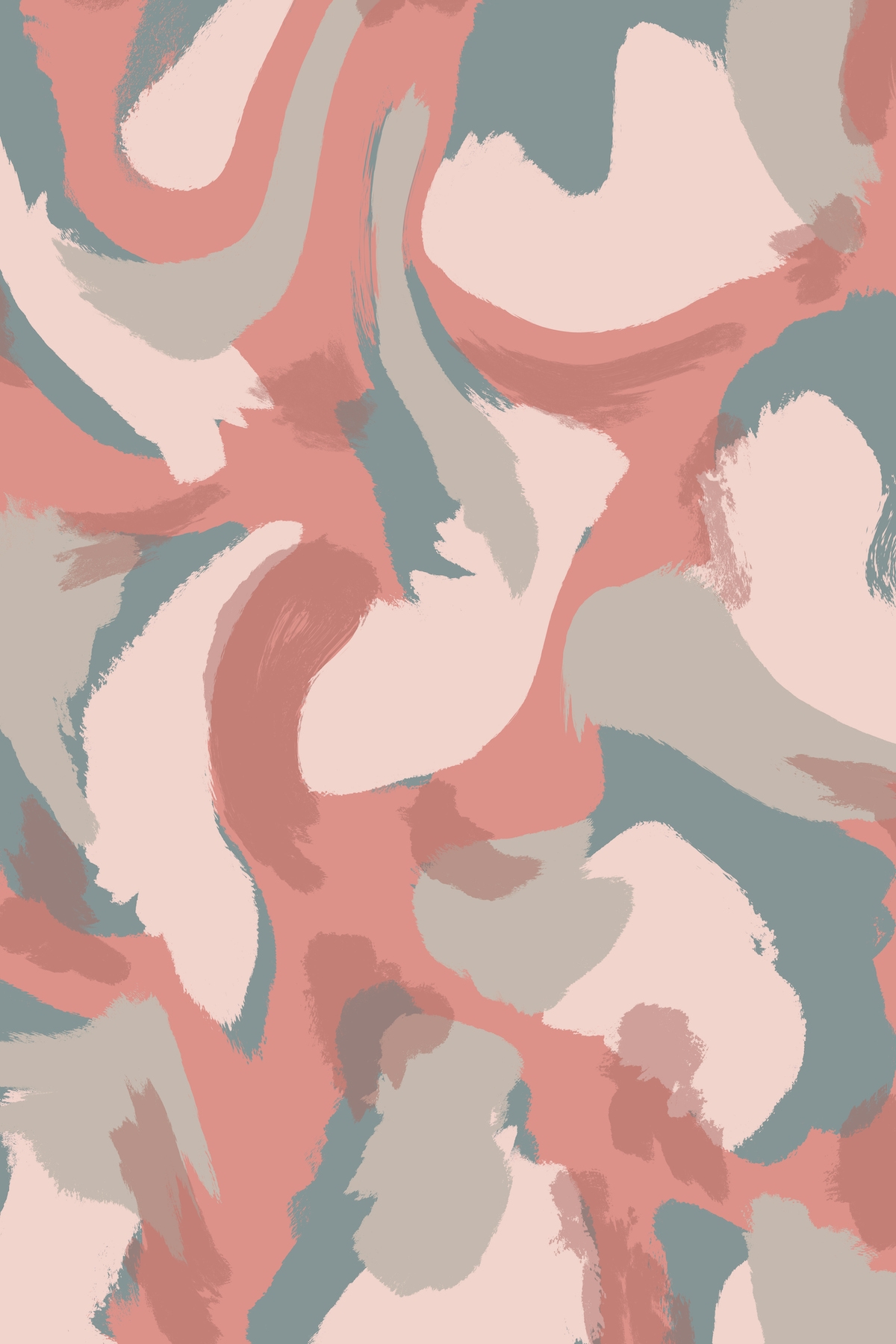 Pastel Strokes Pattern Wallpaper | Happywall