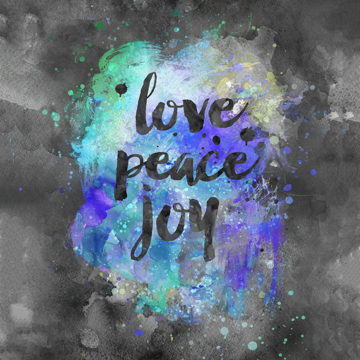 Love Peace Joy Wallpaper - Buy Online | Happywall