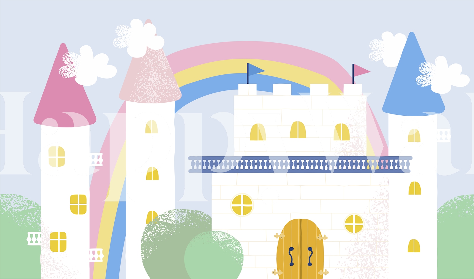 Magic Castle Wallpaper - Dreamy Wallpapers | Happywall