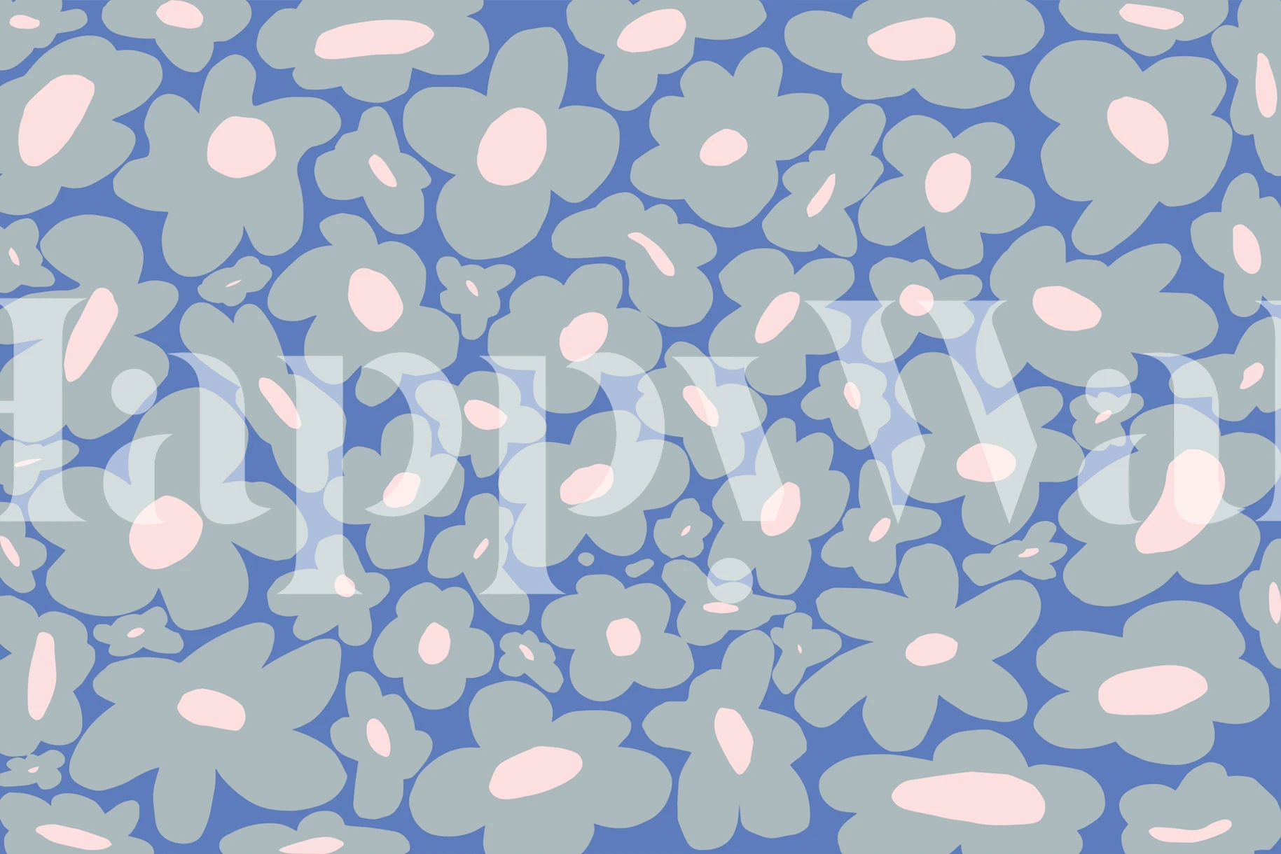 60s-70s Hippy Flowers Retro 4 Wallpaper | Happywall