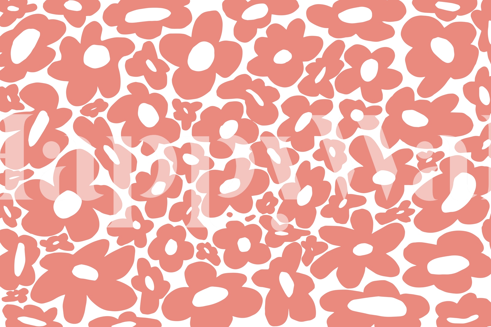 60s-70s Hippy Flowers Retro 6 Wallpaper | Happywall