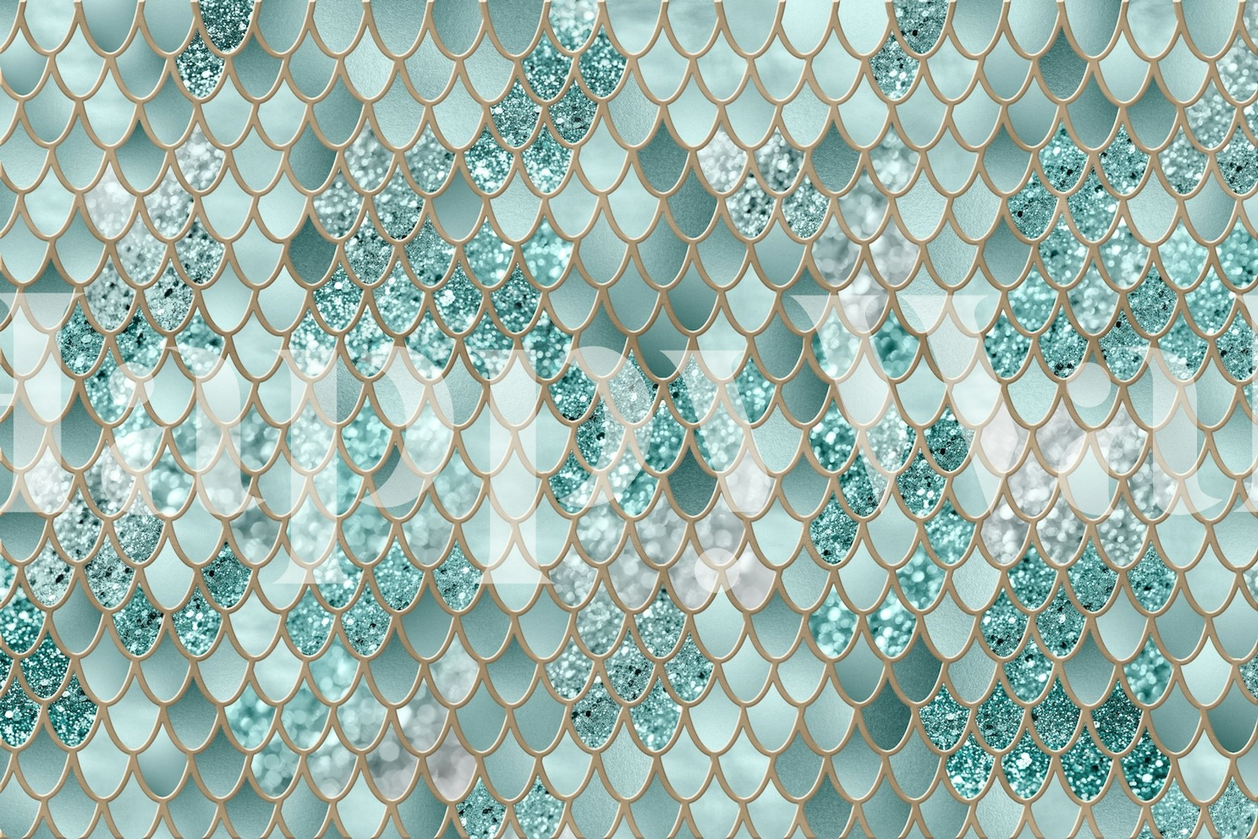 Mermaid Scales Glam 4 wallpaper - Happywall