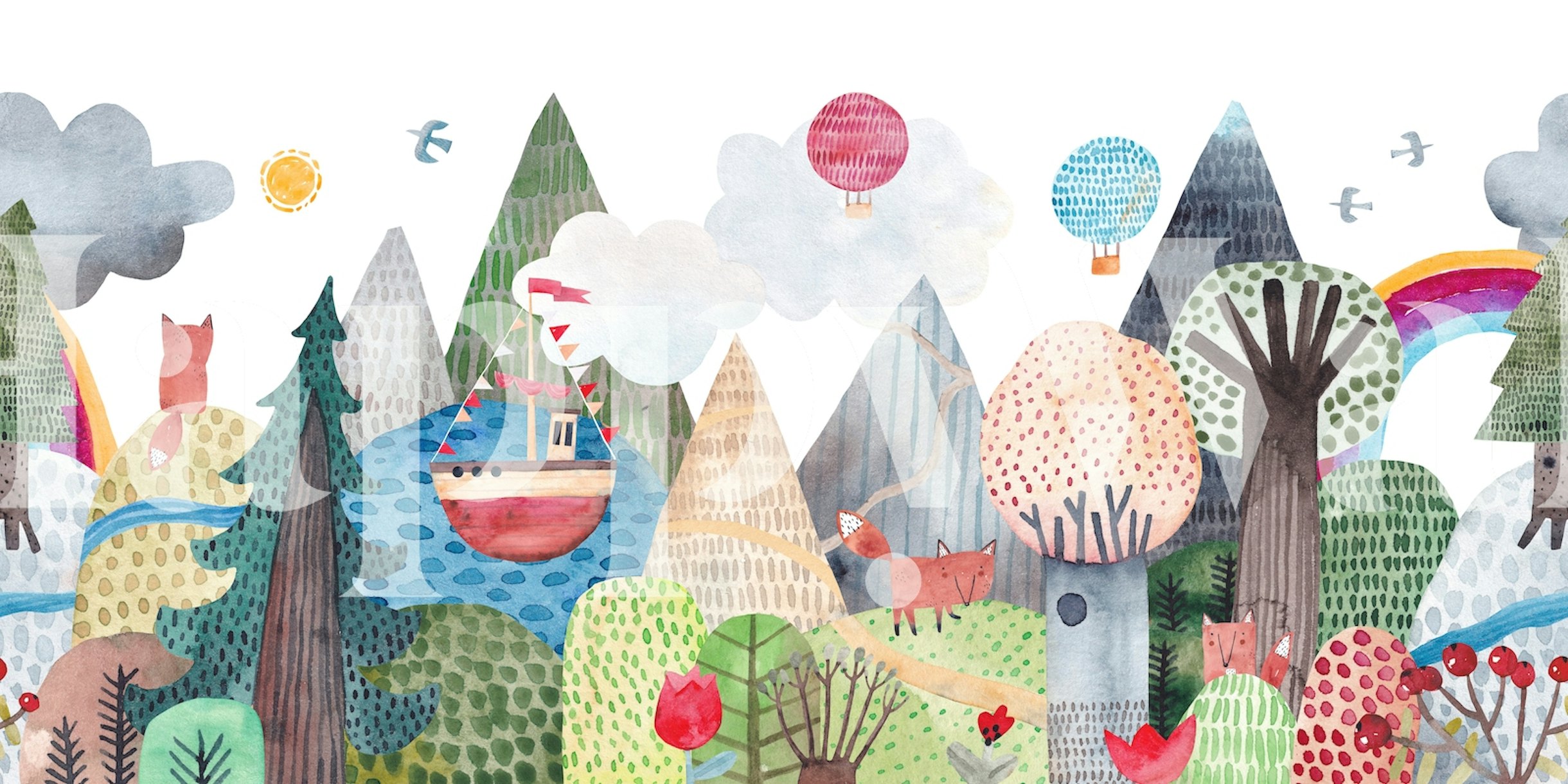 Cute landscape wallpaper - Happywall