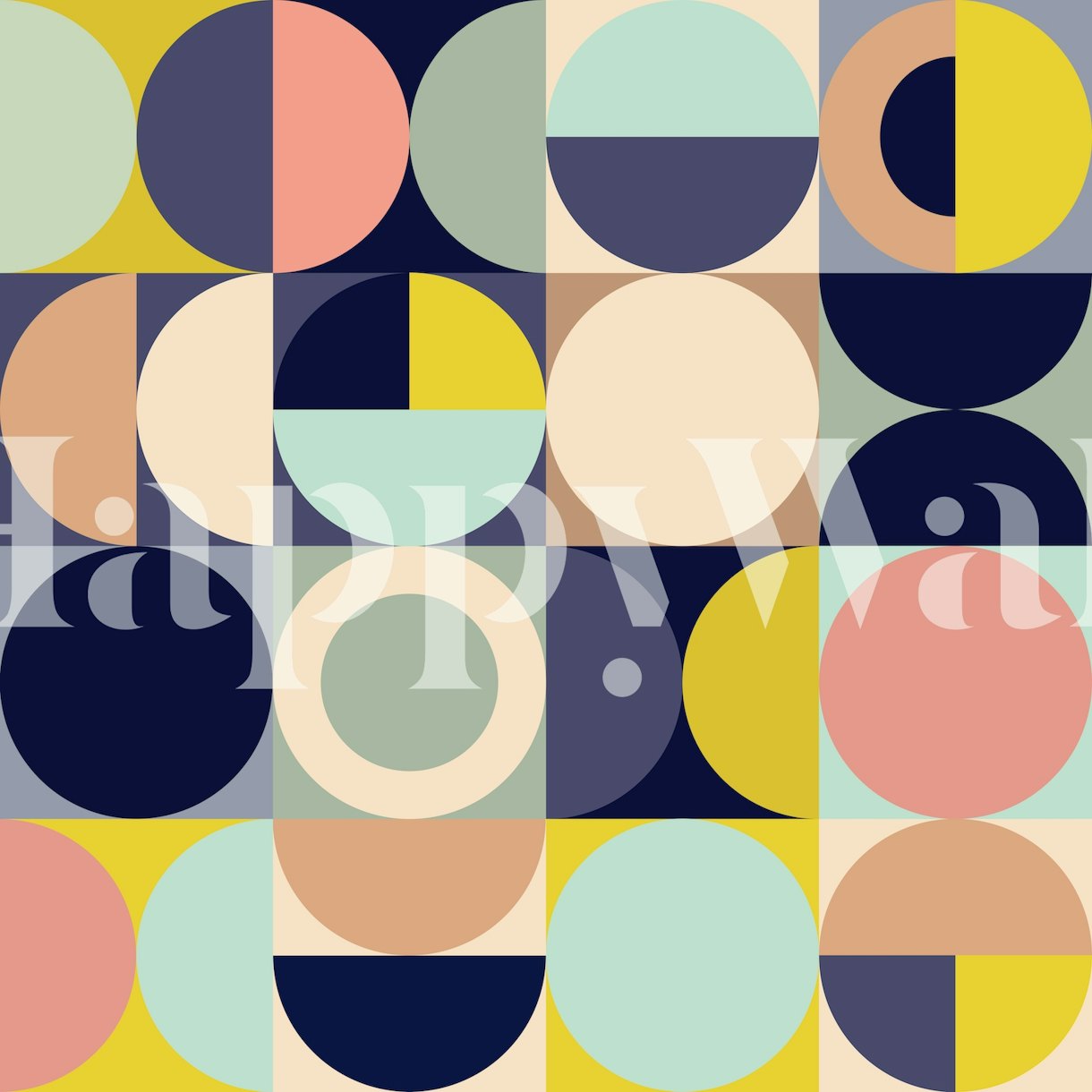 Geometric Kids v3 wallpaper - Happywall