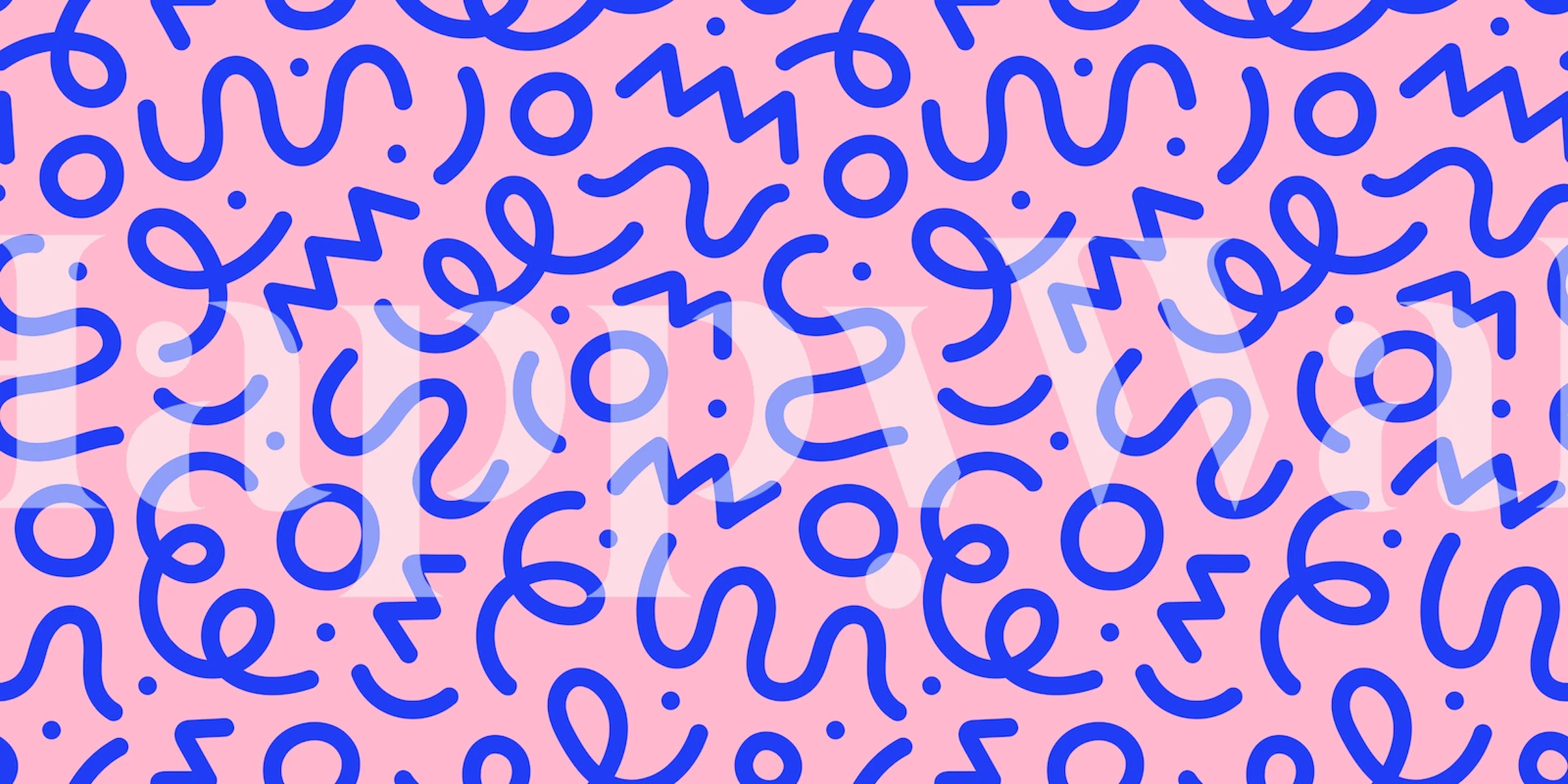 Happy scribble wallpaper - Happywall