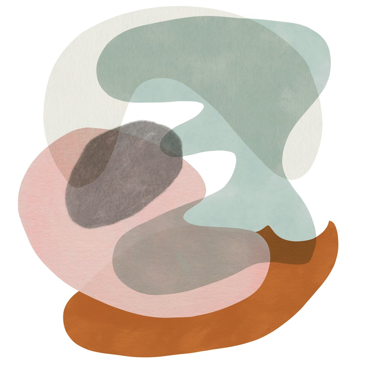 Minimalist Abstract Shapes wallpaper - Happywall