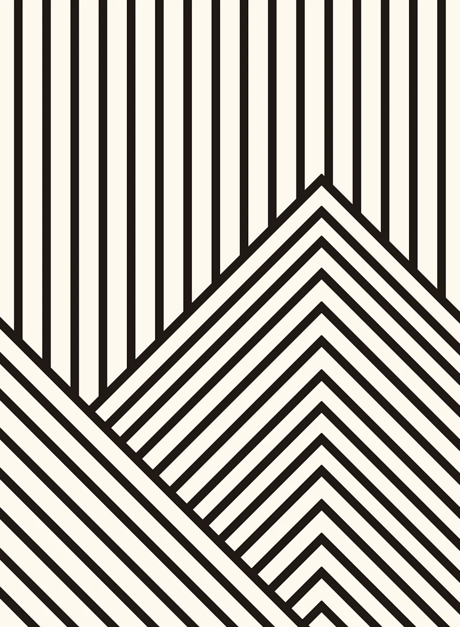 Abstract Line Art Nature wallpaper - Happywall