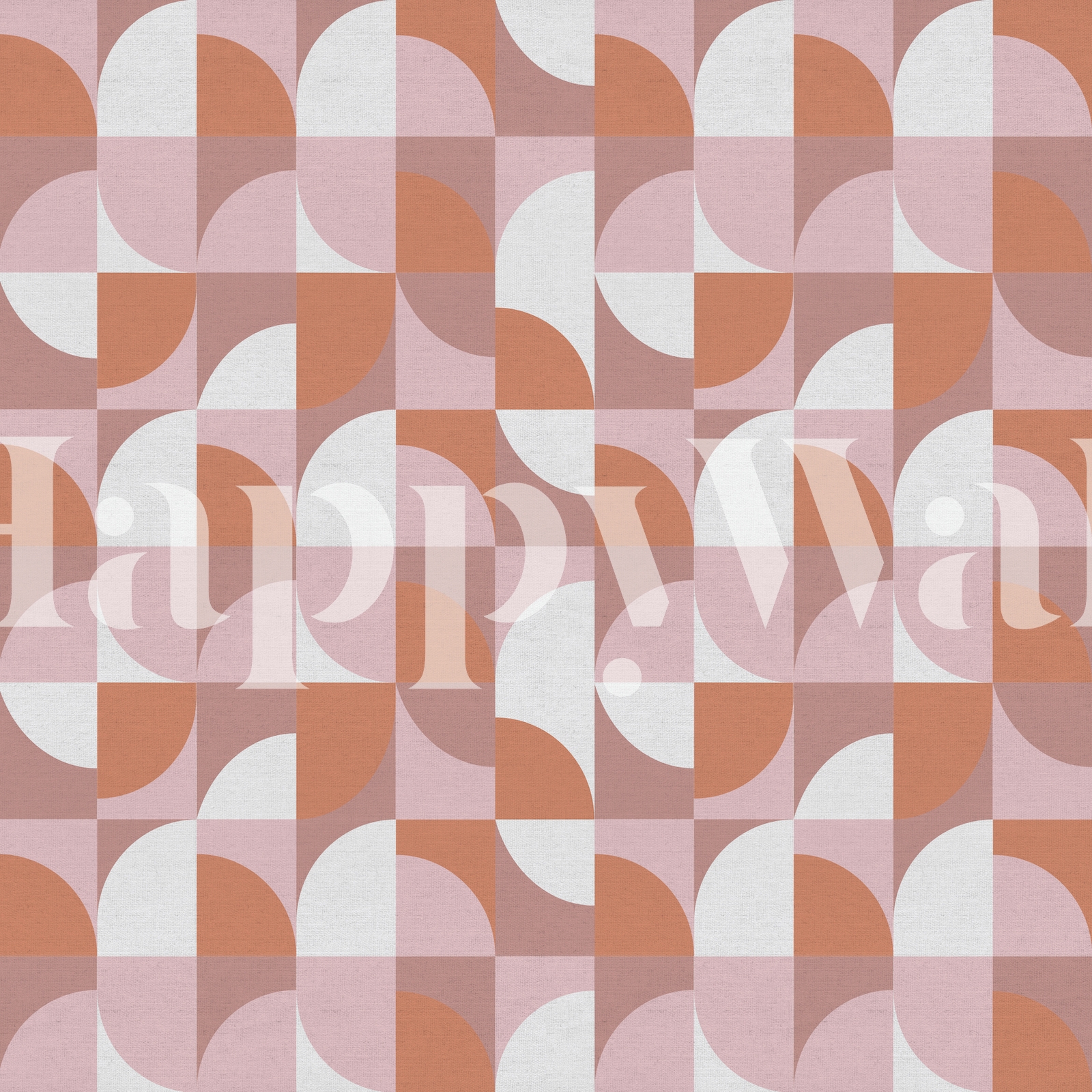 Baked Earth Geometry Wallpaper | Happywall