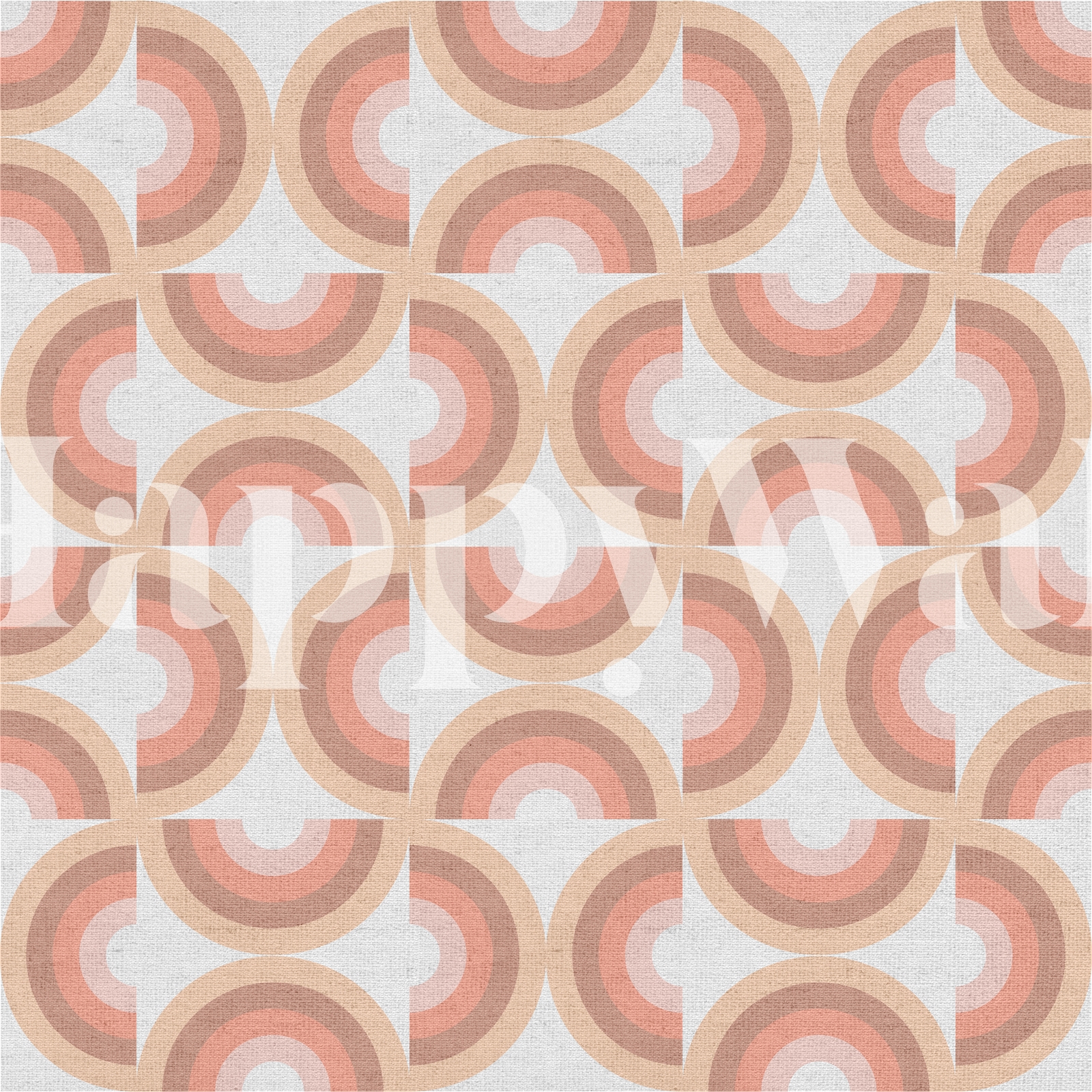 Pastel Rainbow Pattern Wallpaper