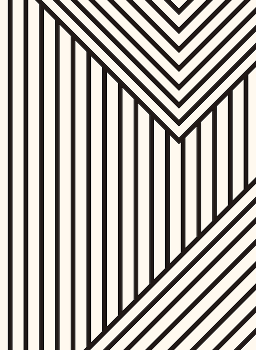 Abstract Line Art Urban Wallpaper | Happywall