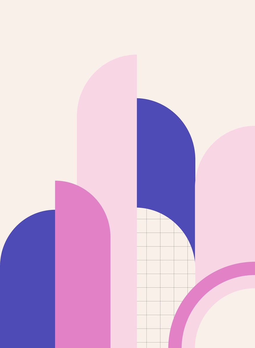 Midcentury Backdrops Rainbow wallpaper - Happywall