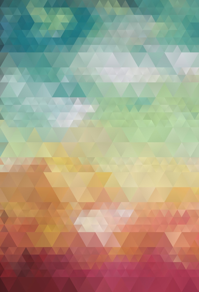 Multiple Triangles 3 Wallpaper | Colorful Geometric Wall Decor | Happywall