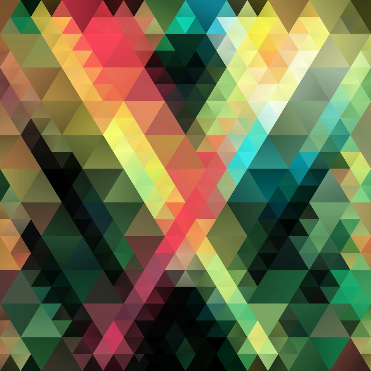 Multiple Triangles 12 wallpaper - Happywall