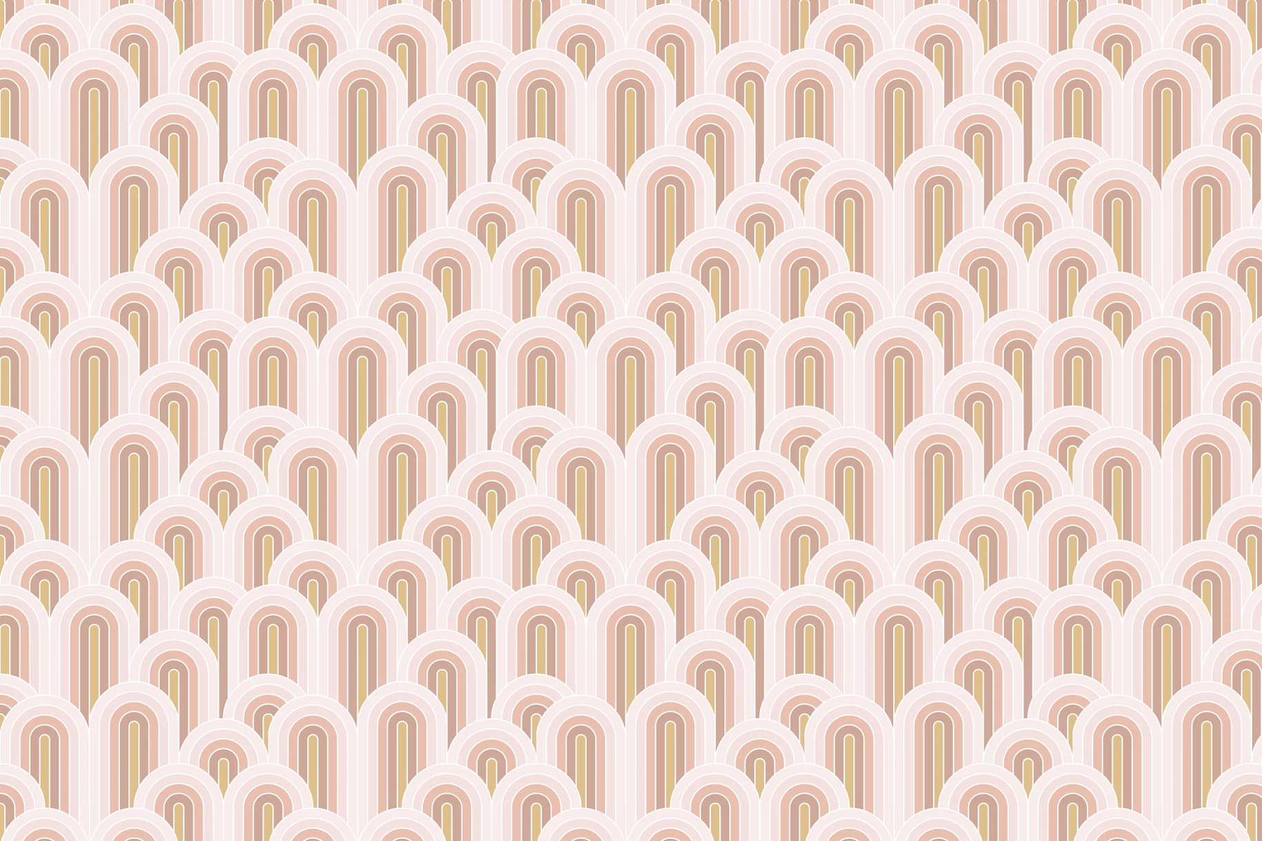 Nursery Rainbows Boho Pastel wallpaper - Happywall