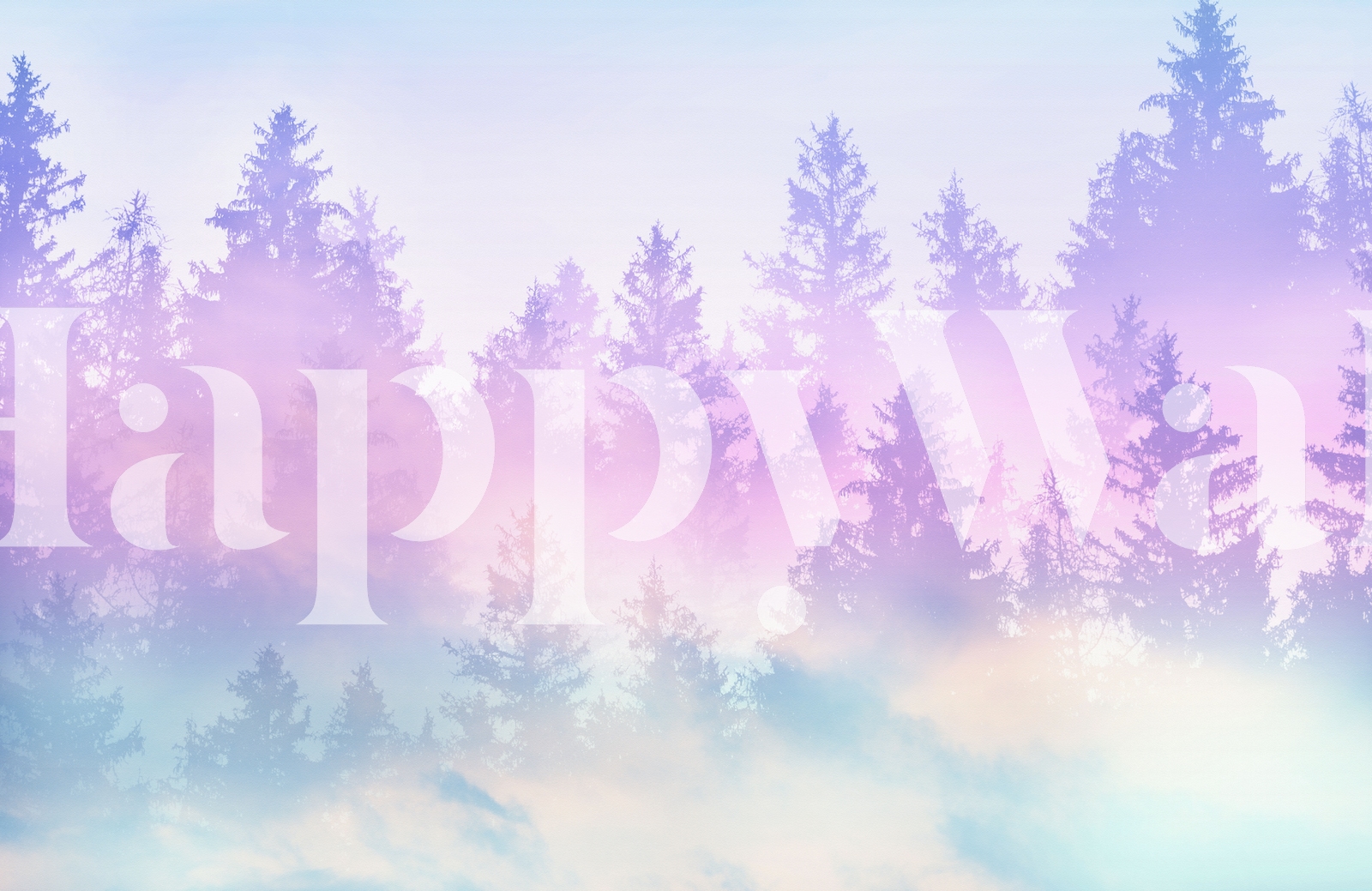 Pastel Forest Wallpaper for Nature Lovers