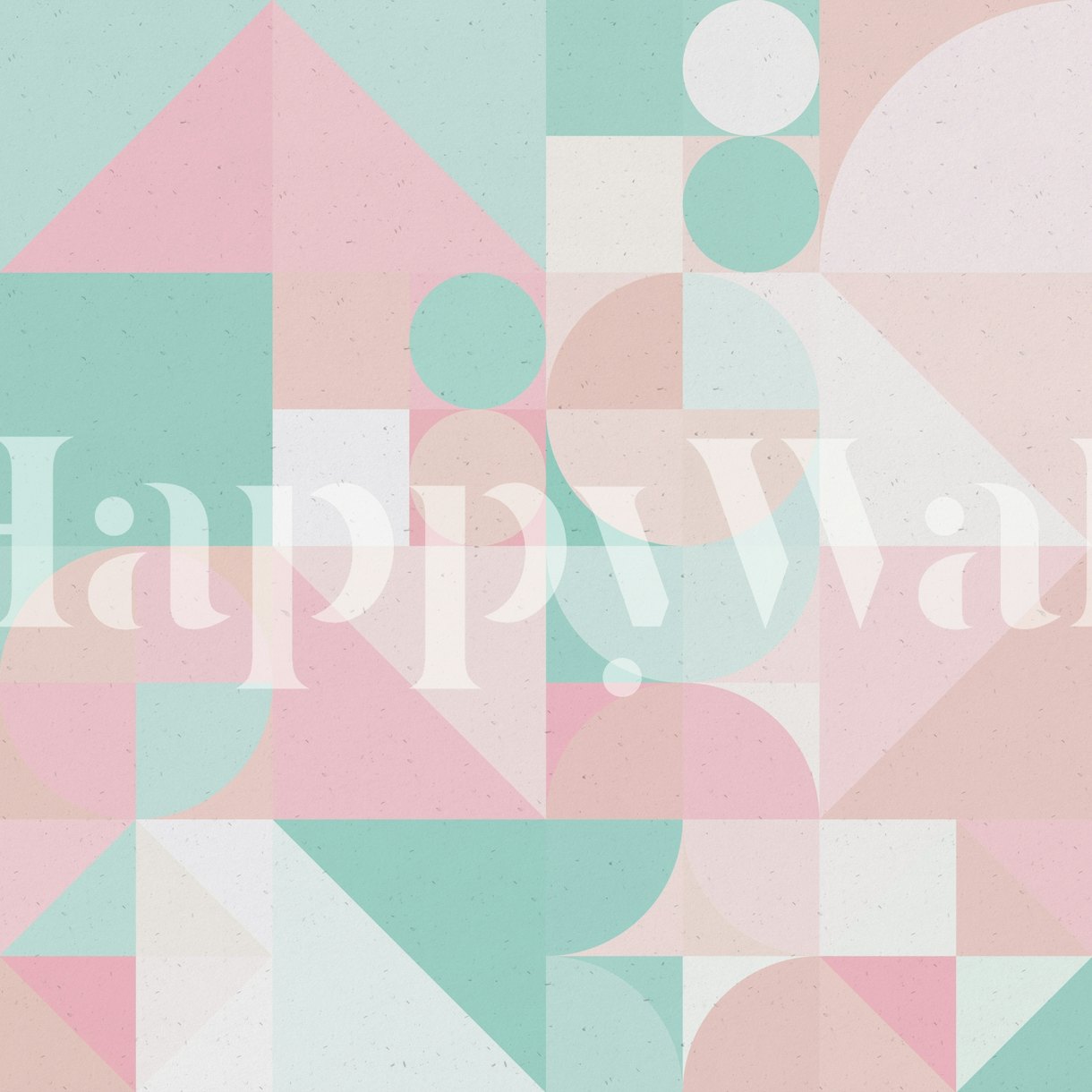Pastel Geometry wallpaper - Happywall