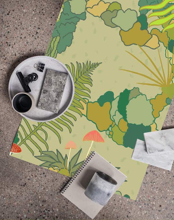 Mossy Forest Floor Pattern wallpaper - Happywall