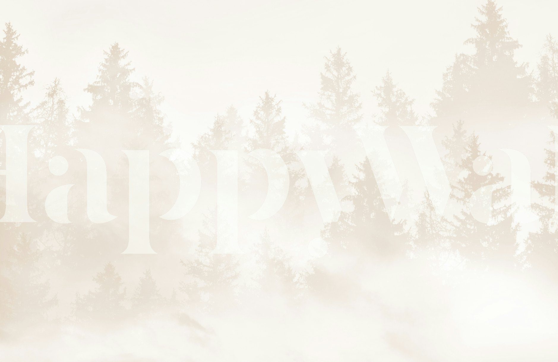 Warm Beige Forest Dream 1 Wallpaper - Shop Now at Happywall