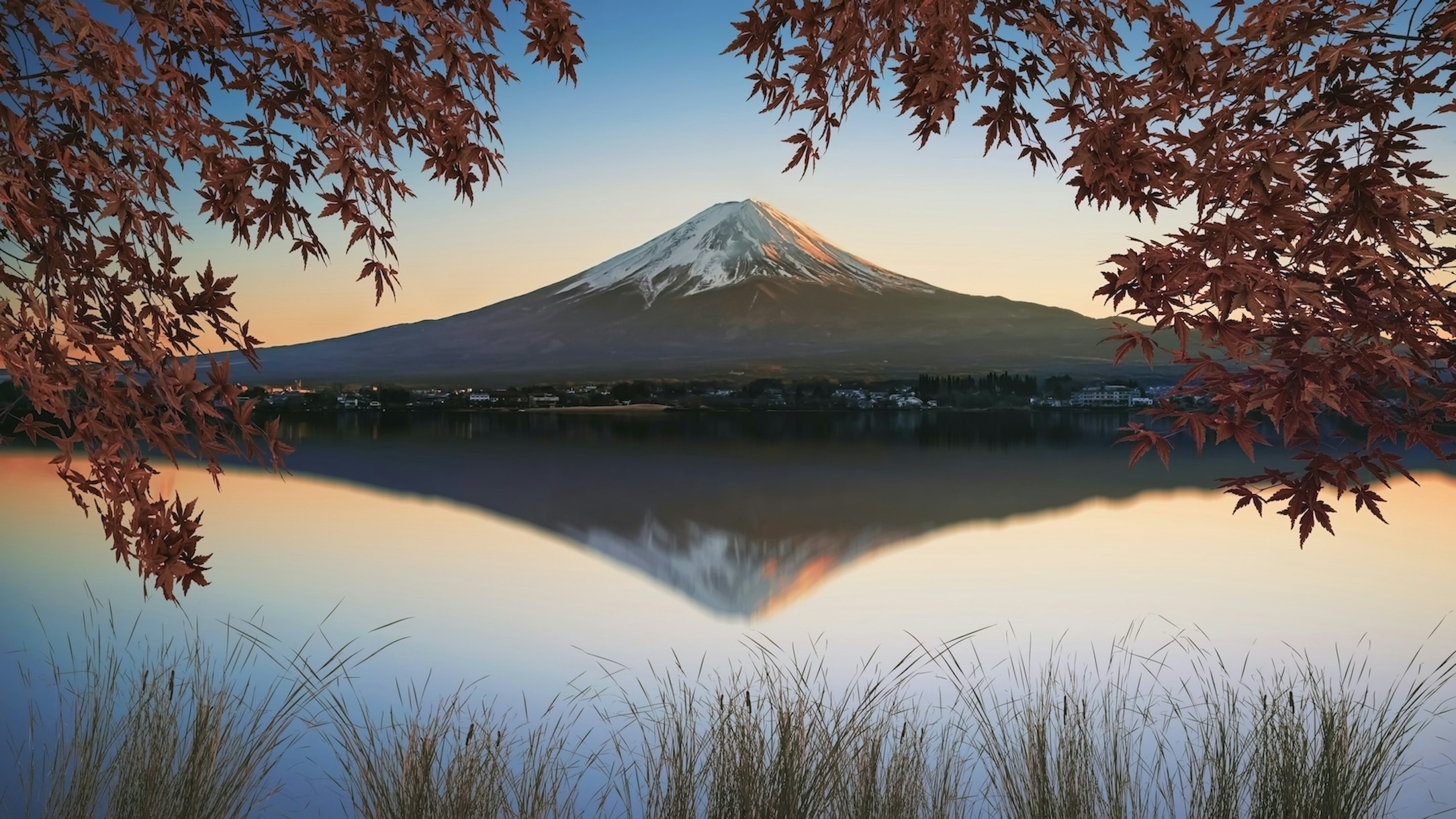 Kawaguchi Lake Wallpaper - Beautiful Landscape Wallpapers | Happywall