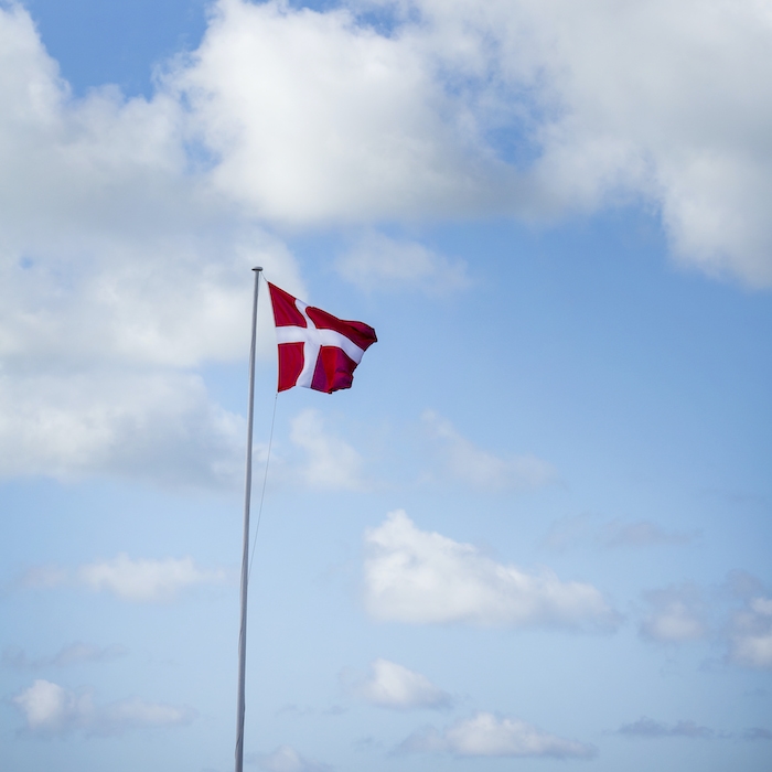 Buy Danebrog Danish Flag Wallpaper online - Happywall
