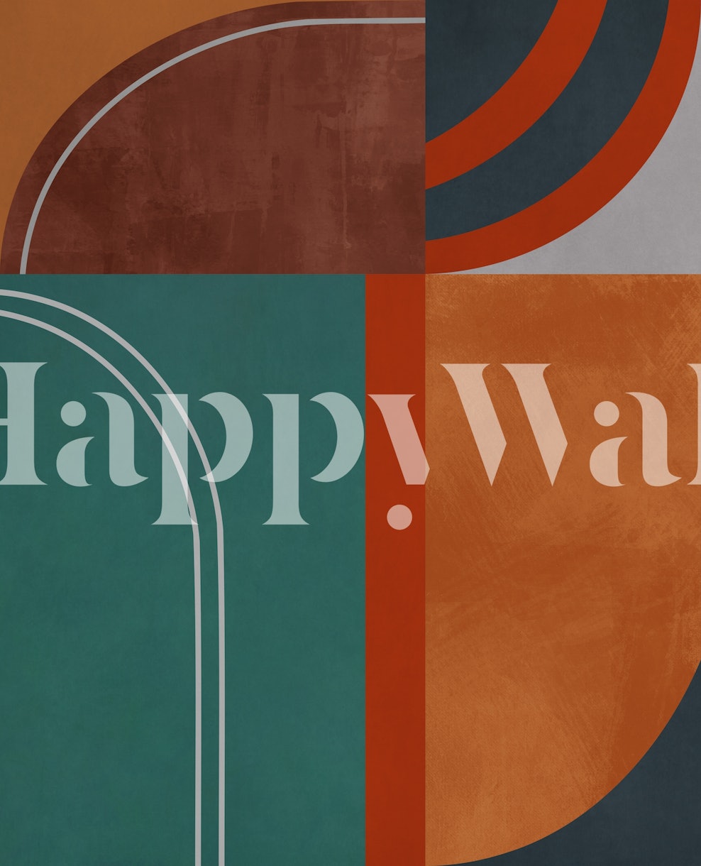 Fun Block 1 Wallpaper - Modern Geometric Design | Happywall