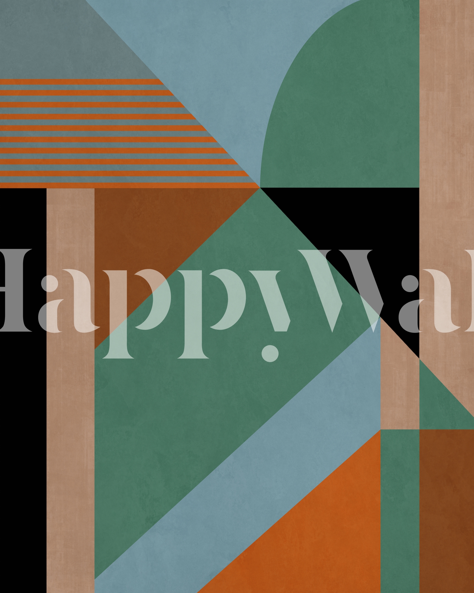 Colorful Geometric Wallpaper for Modern Decor