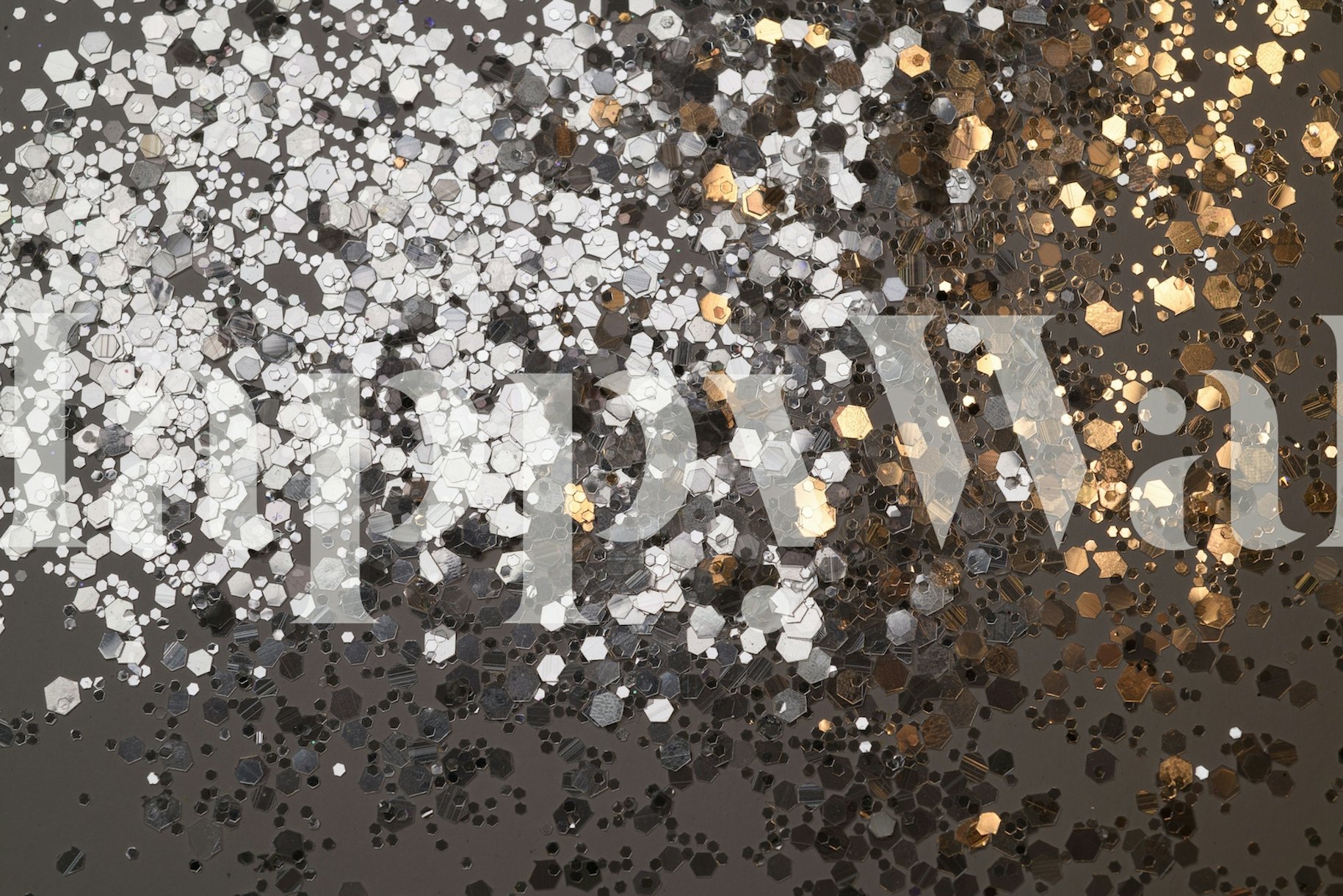 Silver Gold Glitter Glam 1 wallpaper - Happywall