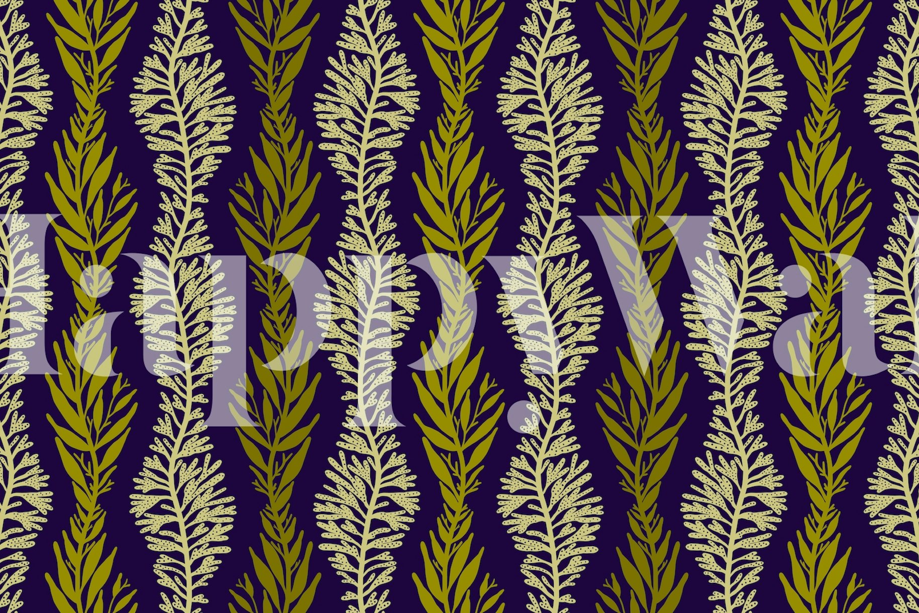 Underwater Seaweed and Kelp Wallpaper - Happywall