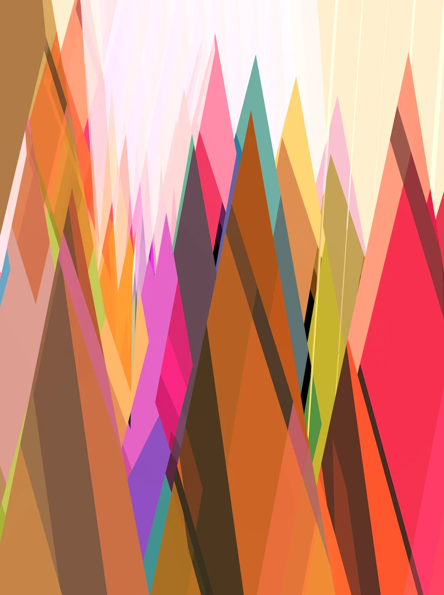 Pointed Shapes 5 Wallpaper - Buy Online | Happywall