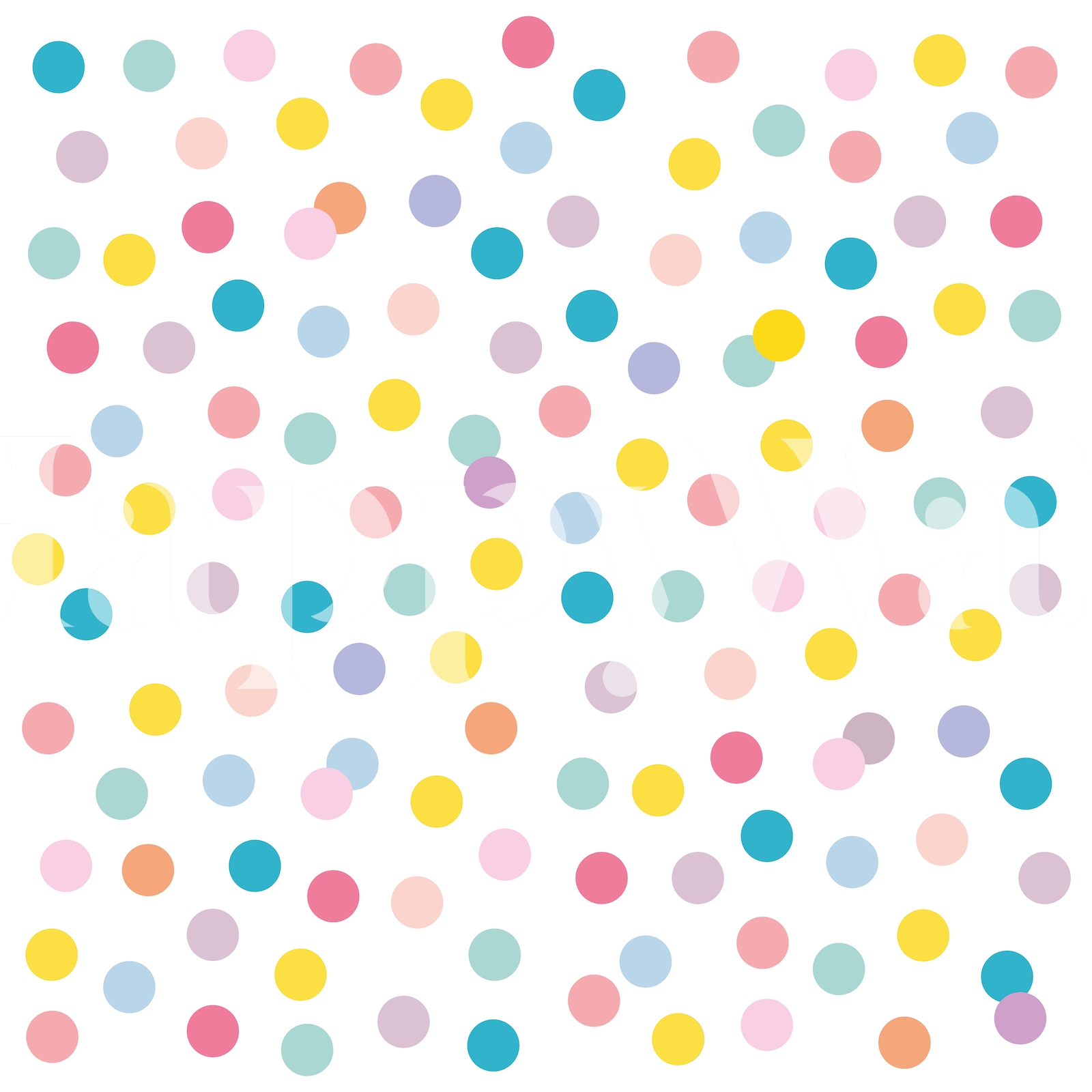 Pastel Polka Dots Wallpaper
