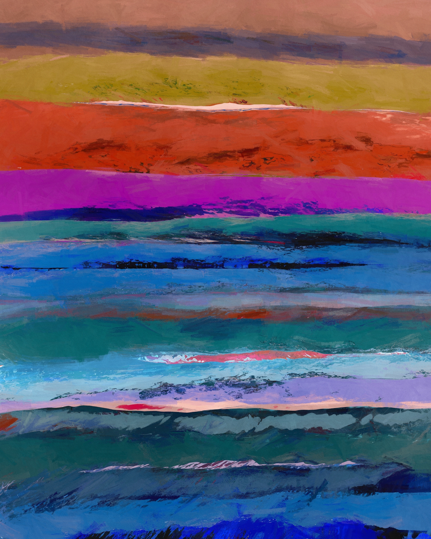 Rustic Gradient Wallpaper | Happywall