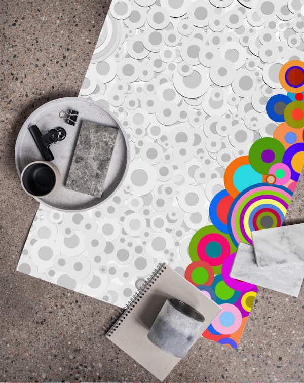 Multiple Circles 3 wallpaper - Free shipping | Happywall