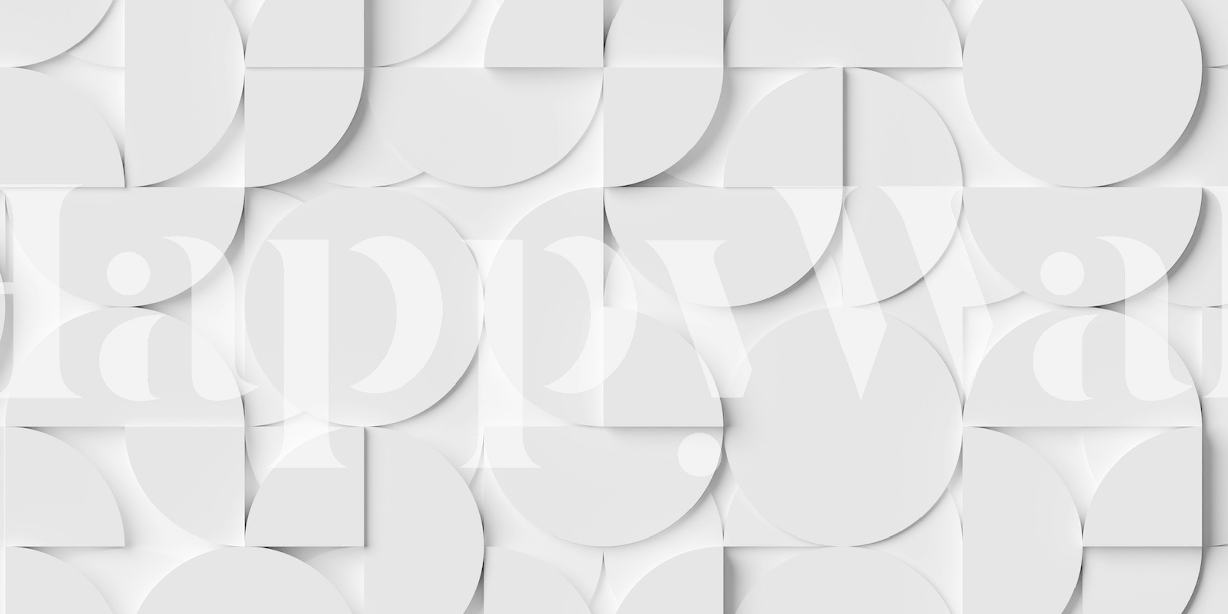 Circles 3D Wallpaper - Buy Vibrant and Modern Wallpapers Online | Happywall