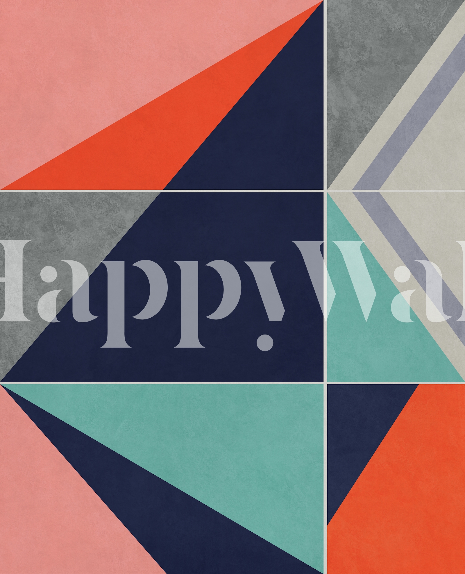 Geometric Vision 1 Wallpaper | Happywall