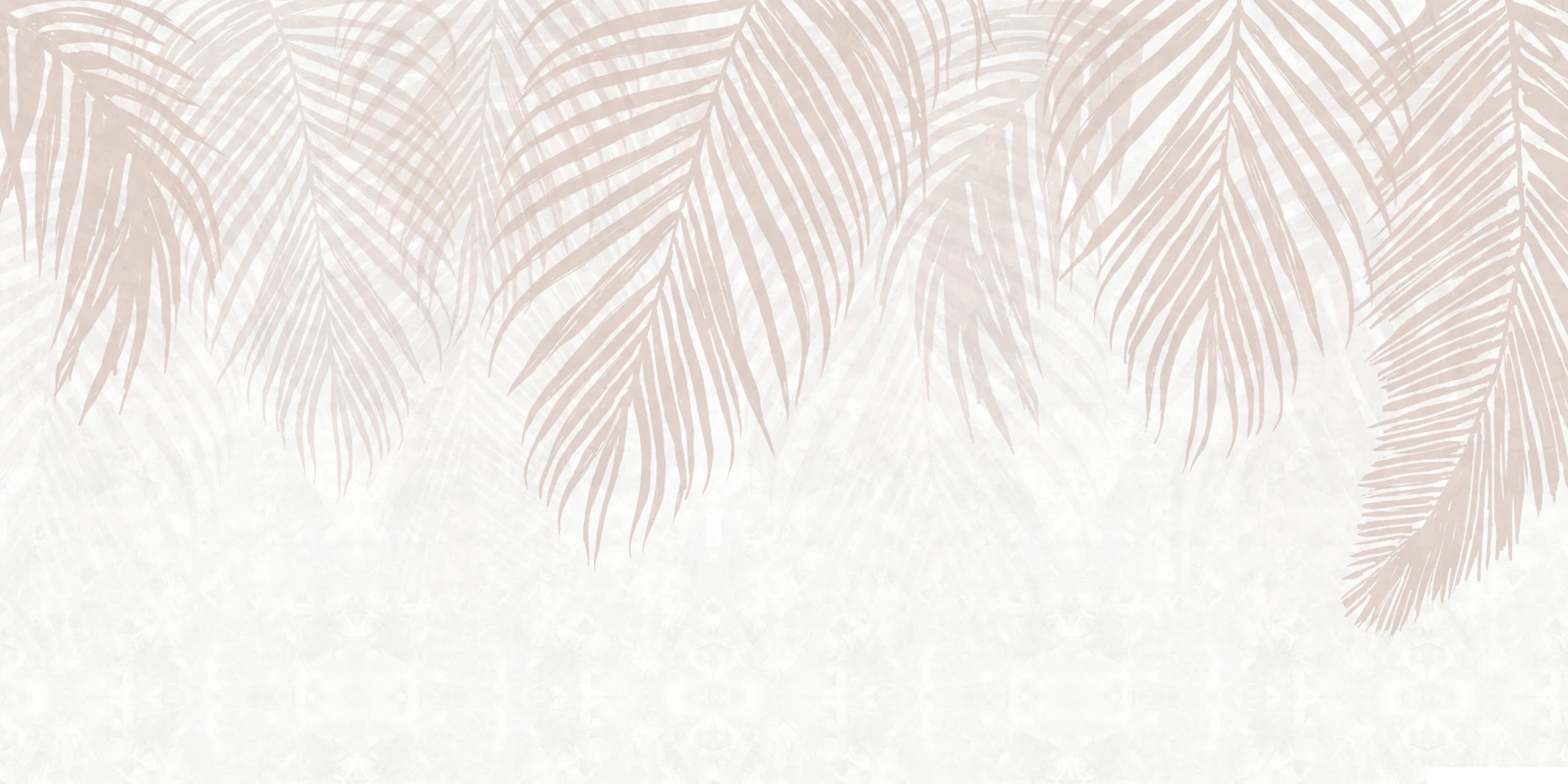 Palm Leaves Beige wallpaper - Happywall