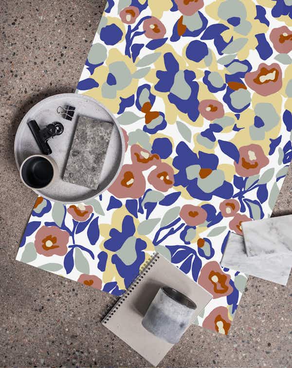 Modern simple garden pattern A wallpaper - Happywall