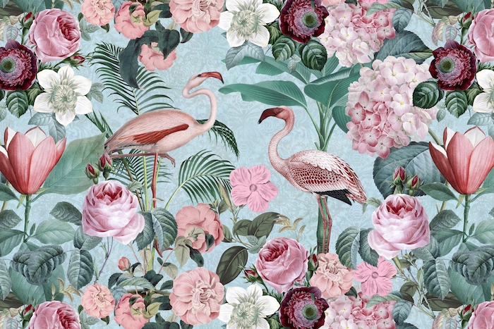 Flamingo Paradise Wallpaper - Buy Now at Happywall