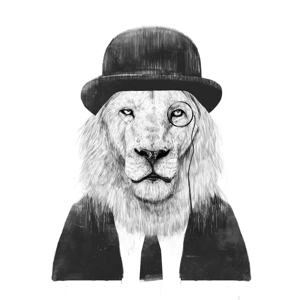 Sir Lion Wallpaper - Buy Online from Happywall