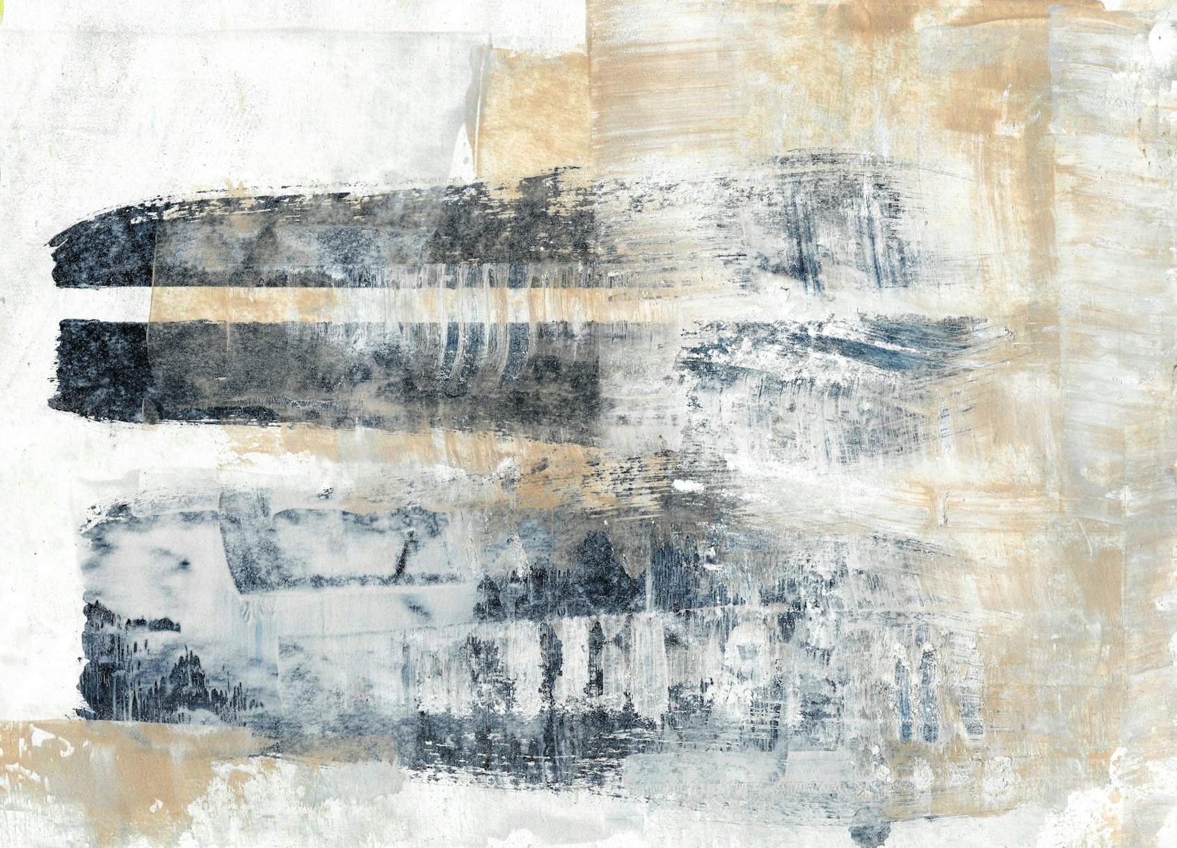 Abstract painting Equilibrium wallpaper - Happywall